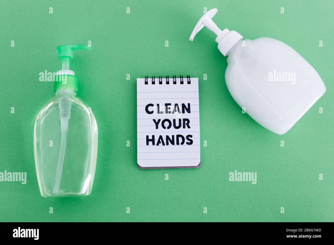 keep your hands clean to fight bacteria and viruses conceptual still ...