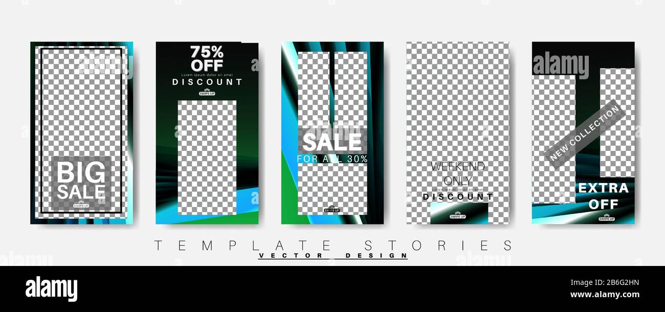 Editable Stories background template. Vector Design for social media ...