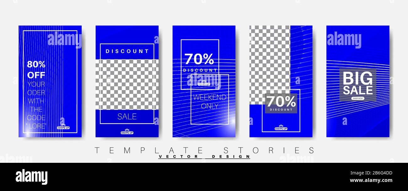 Editable Stories background template. Vector Design for social media ...