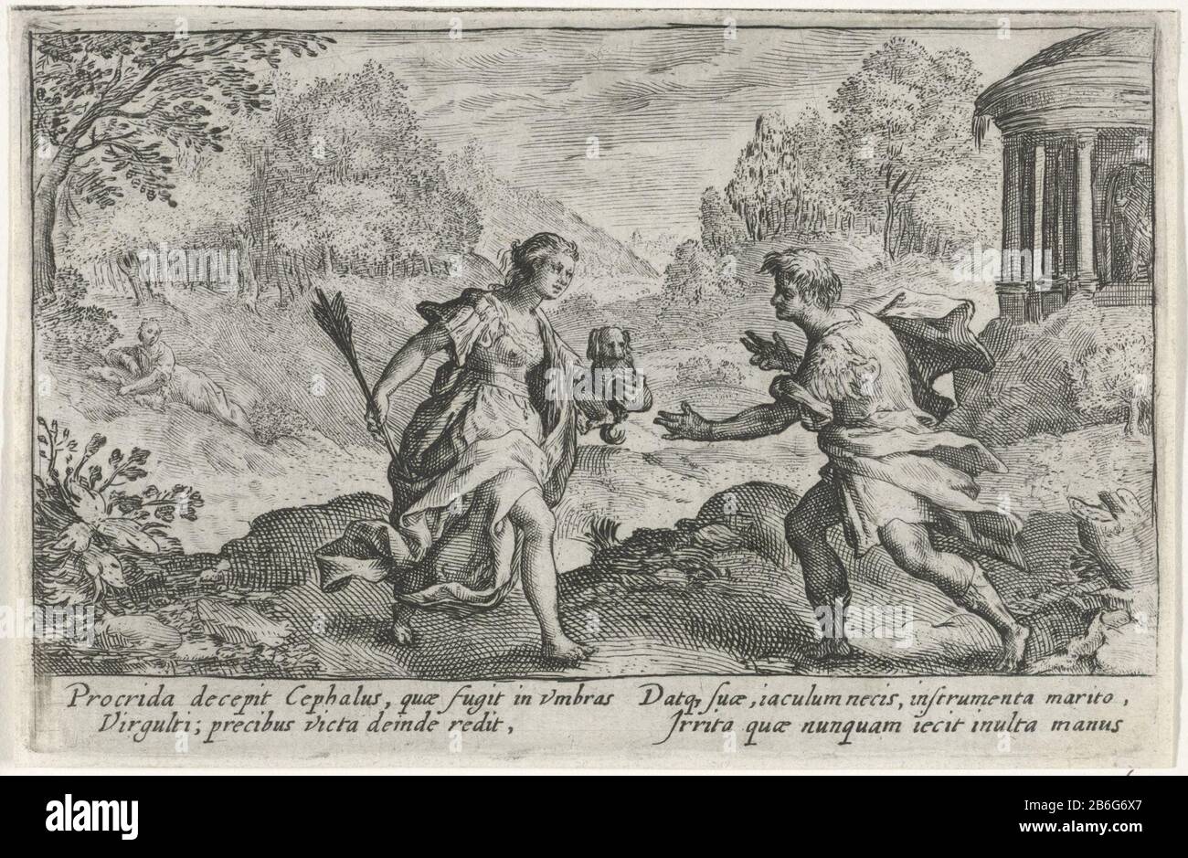 Cephalus and Procris reconcile Metamorphoses Ovid (series title ...