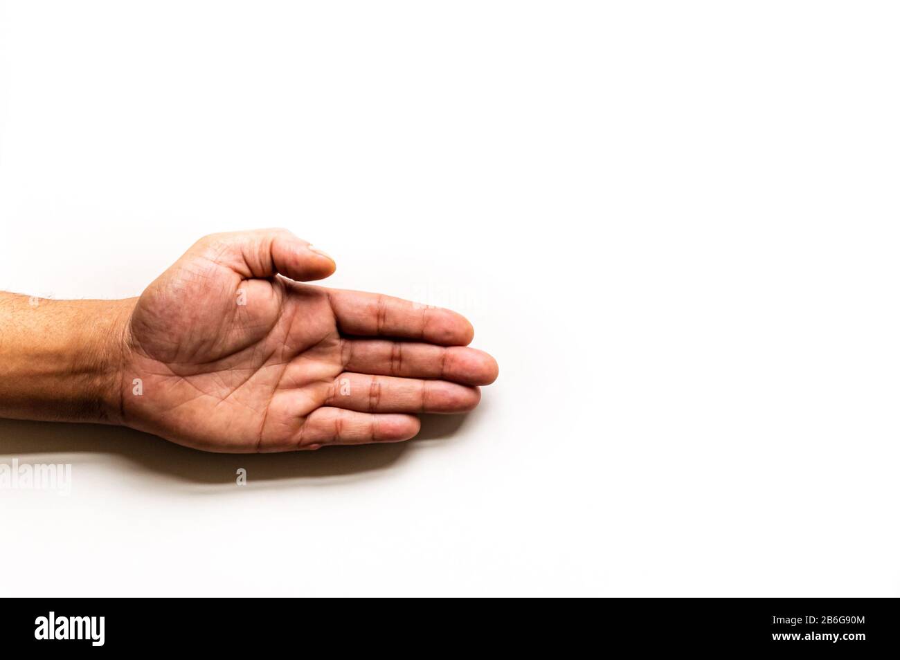 Left hand fingers thumb hi-res stock photography and images - Alamy