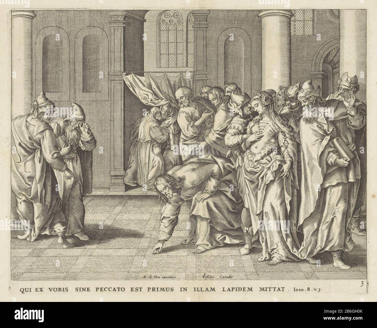 Woman caught in adultery, bible hi-res stock photography and images - Alamy