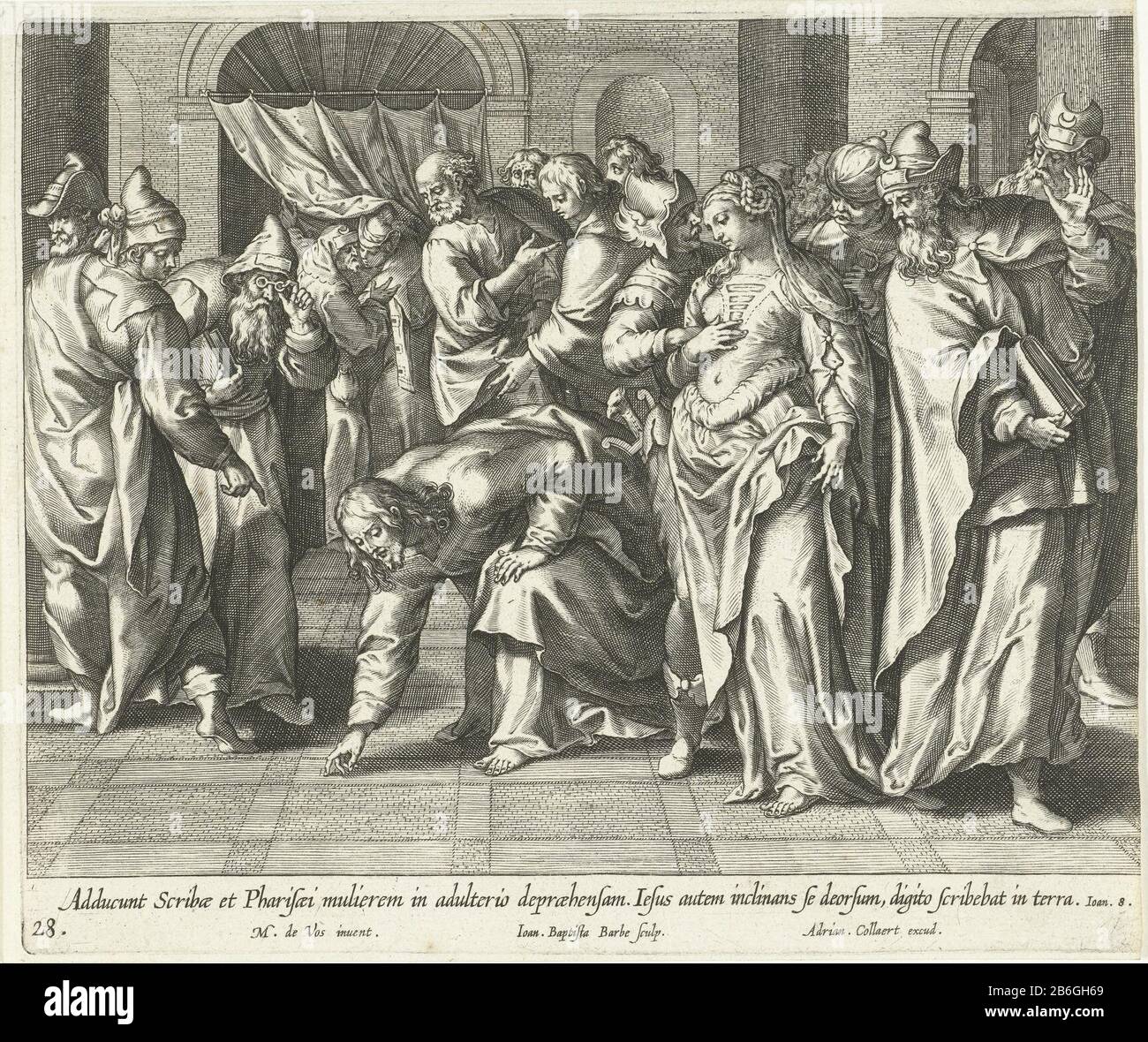 Christ and the woman caught in adultery hi-res stock photography and ...