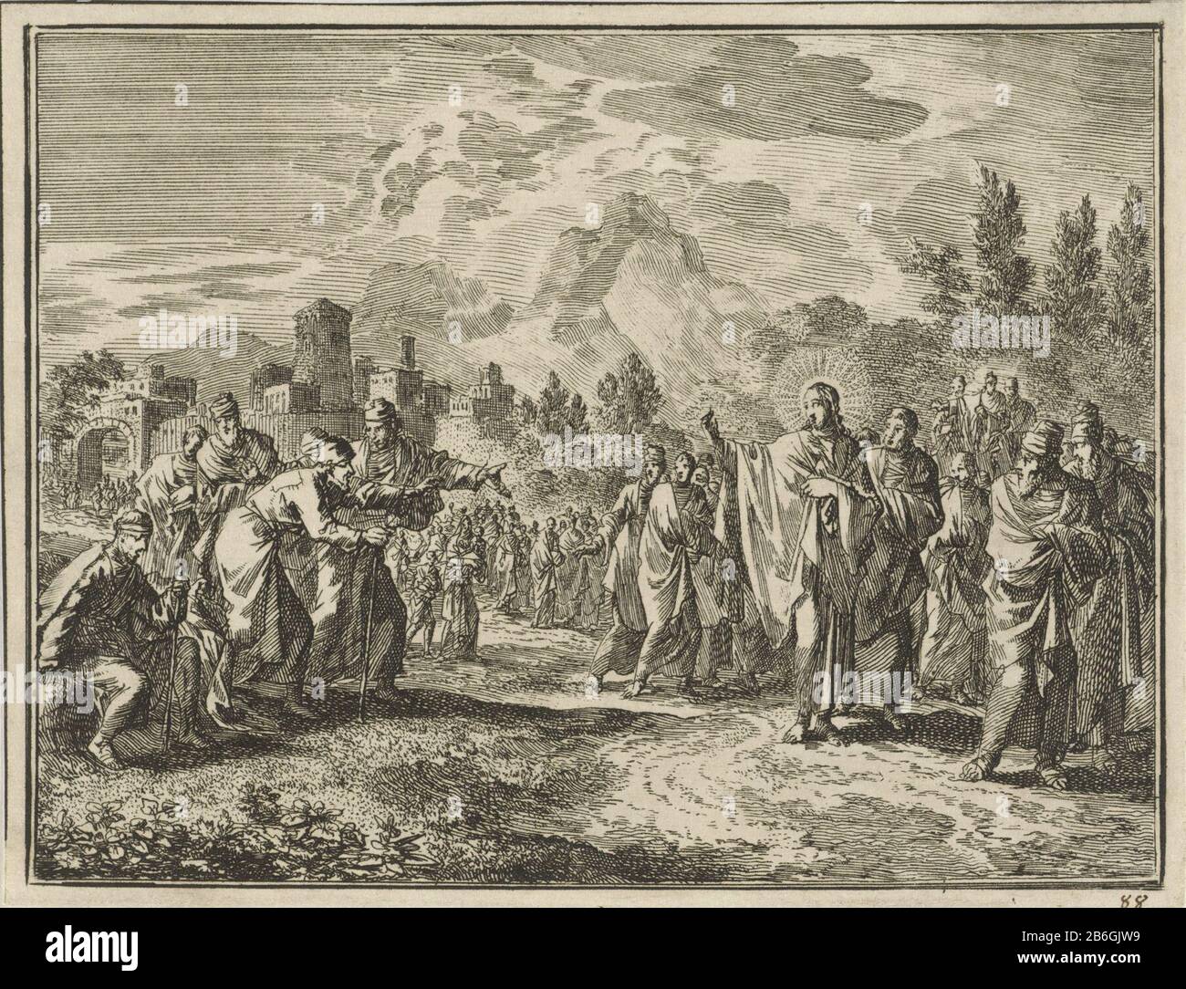 Christ healing the blind Bartimaeus Christ healing the blind Bartimaeus ...