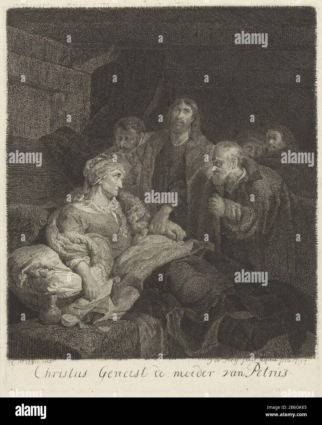 Christ heals the mother of Peter Christ heals the mother of Peter ...