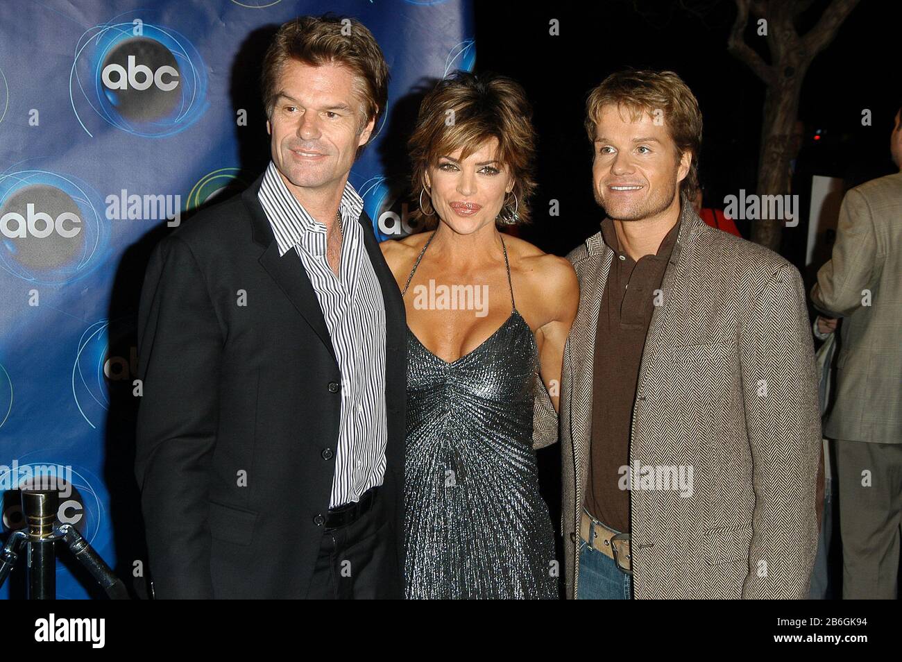 Harry Hamlin, Lisa Rinna and Dance partner Louis Van Amstel of "Dancing ...