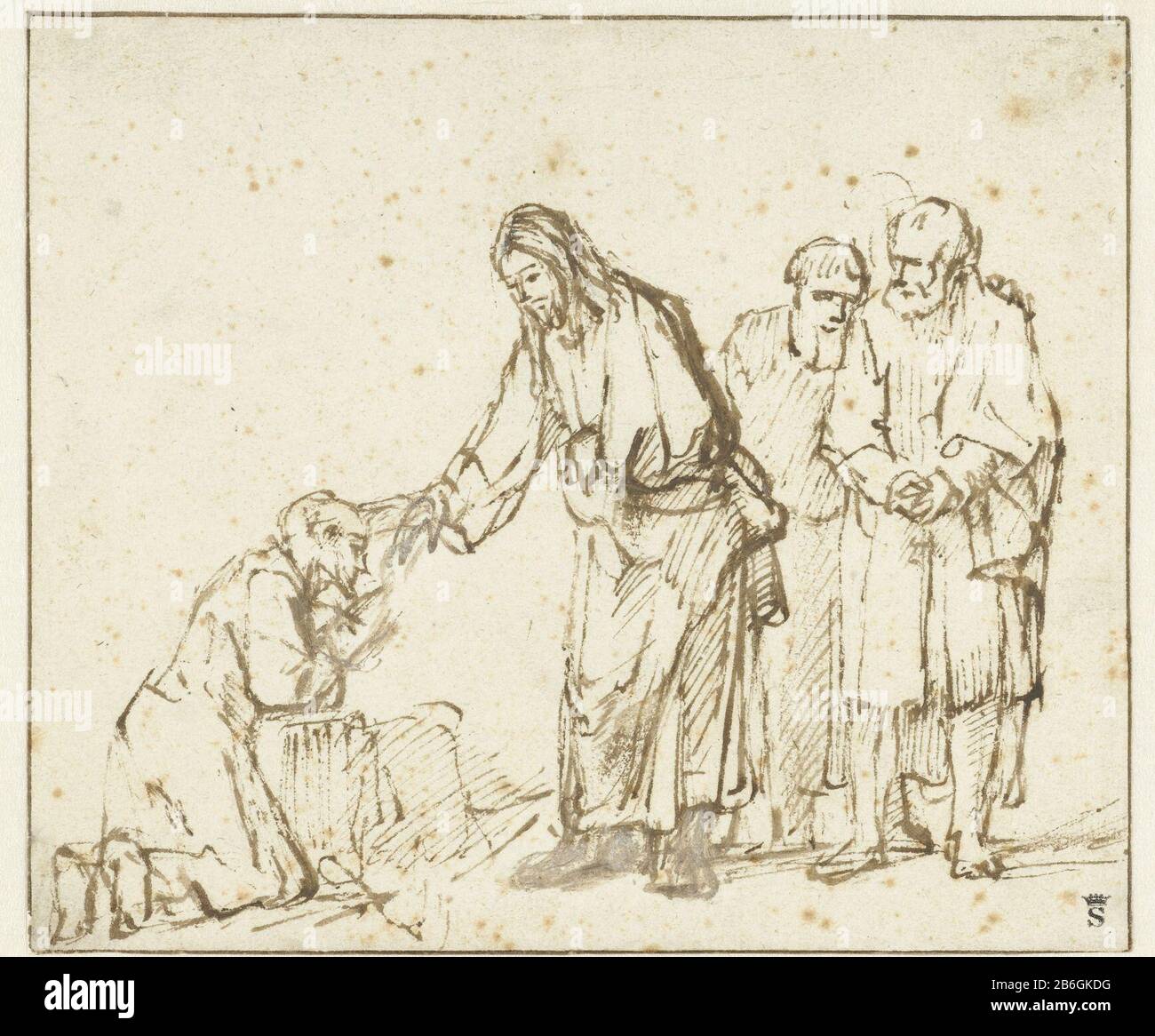 jesus heals the man with leprosy coloring page