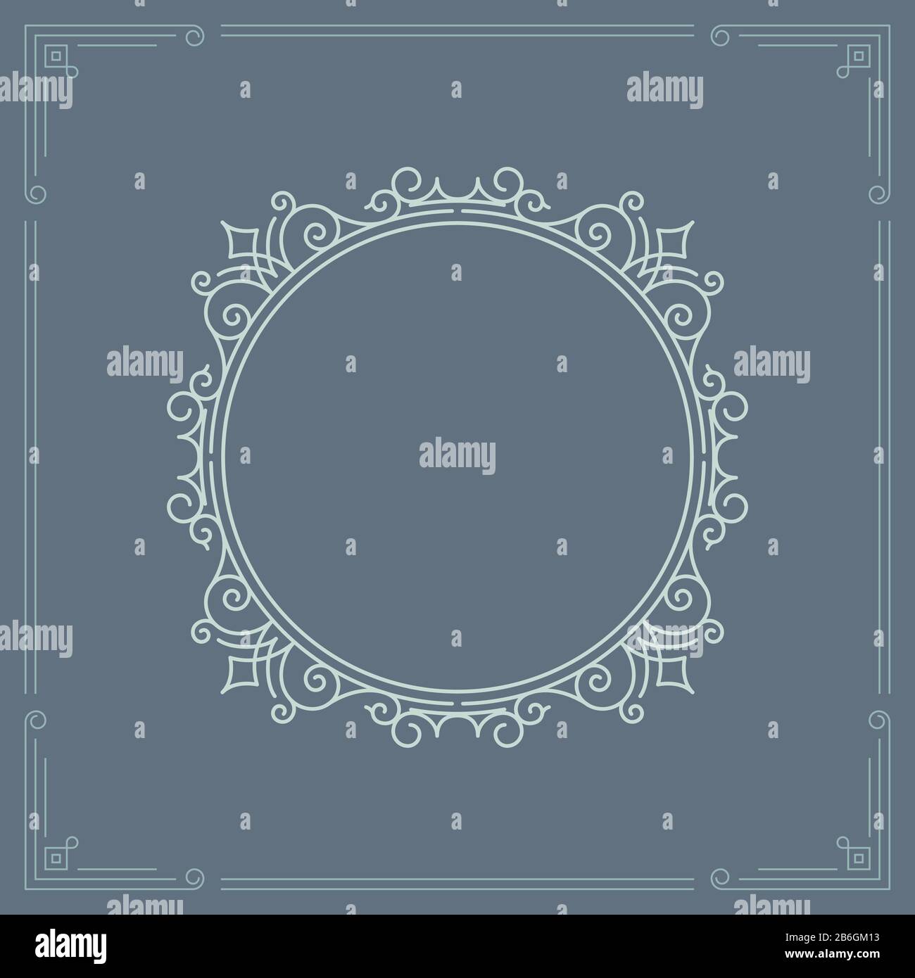 Fancy frame vector hi-res stock photography and images - Alamy