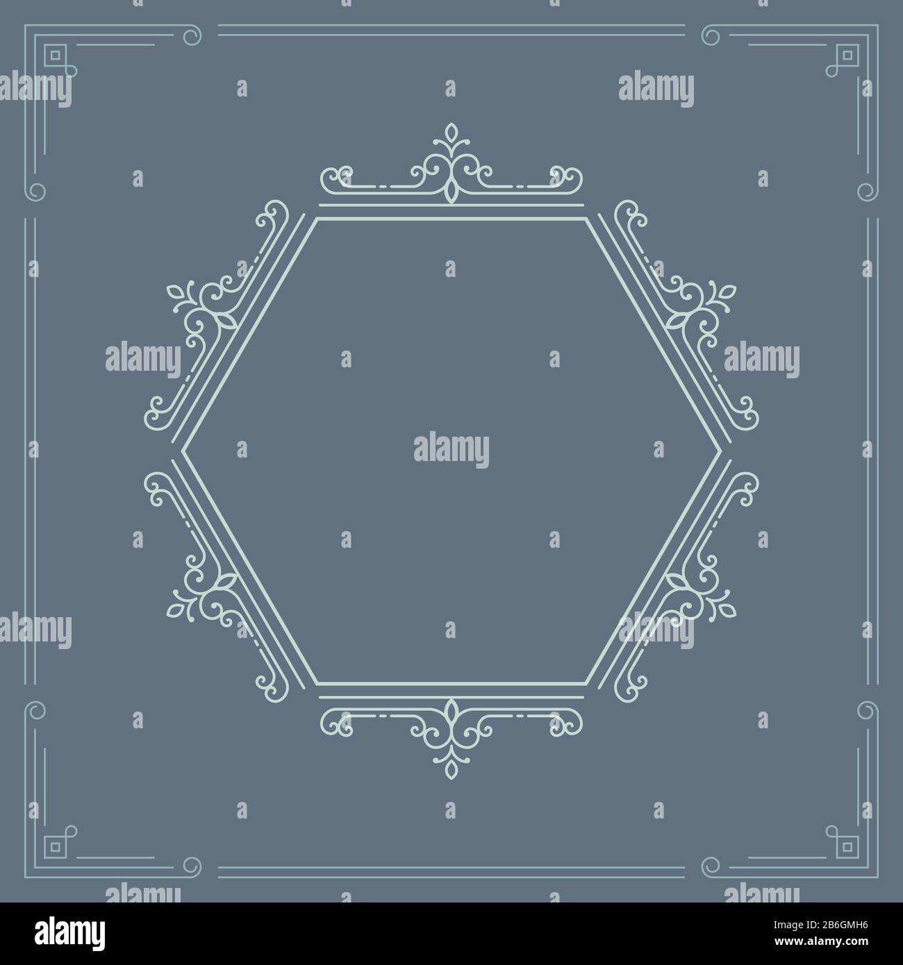 Fancy frame vector hi-res stock photography and images - Alamy