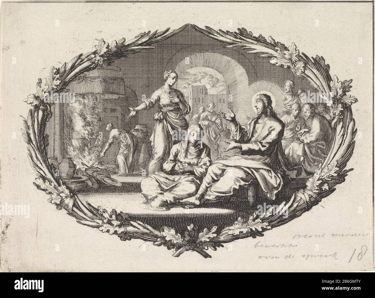 Christ visiting martha and mary hi-res stock photography and images - Alamy