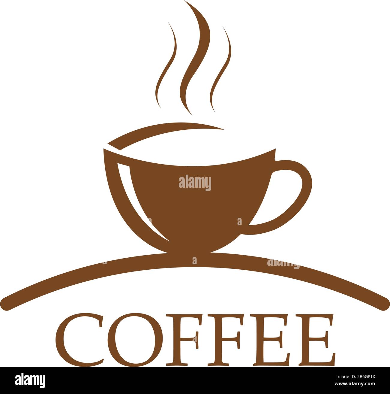 Coffee shop Logo Template vector image Stock Vector Image & Art - Alamy