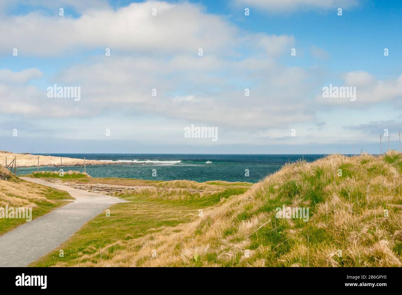 Bay of Skaill, the location of the famous Neolithic settlement Skara ...