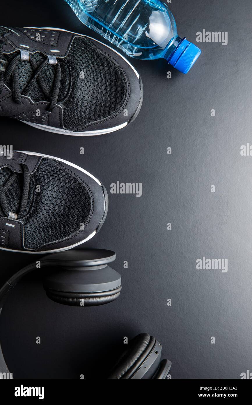 Top view fitness gym equipment hi-res stock photography and images - Alamy