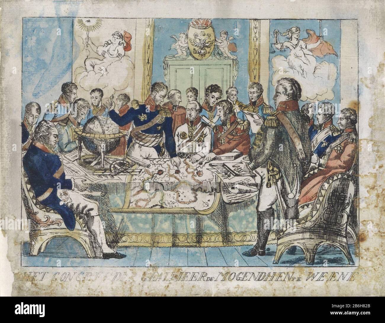 Congress vienna 1815 map hi-res stock photography and images - Alamy