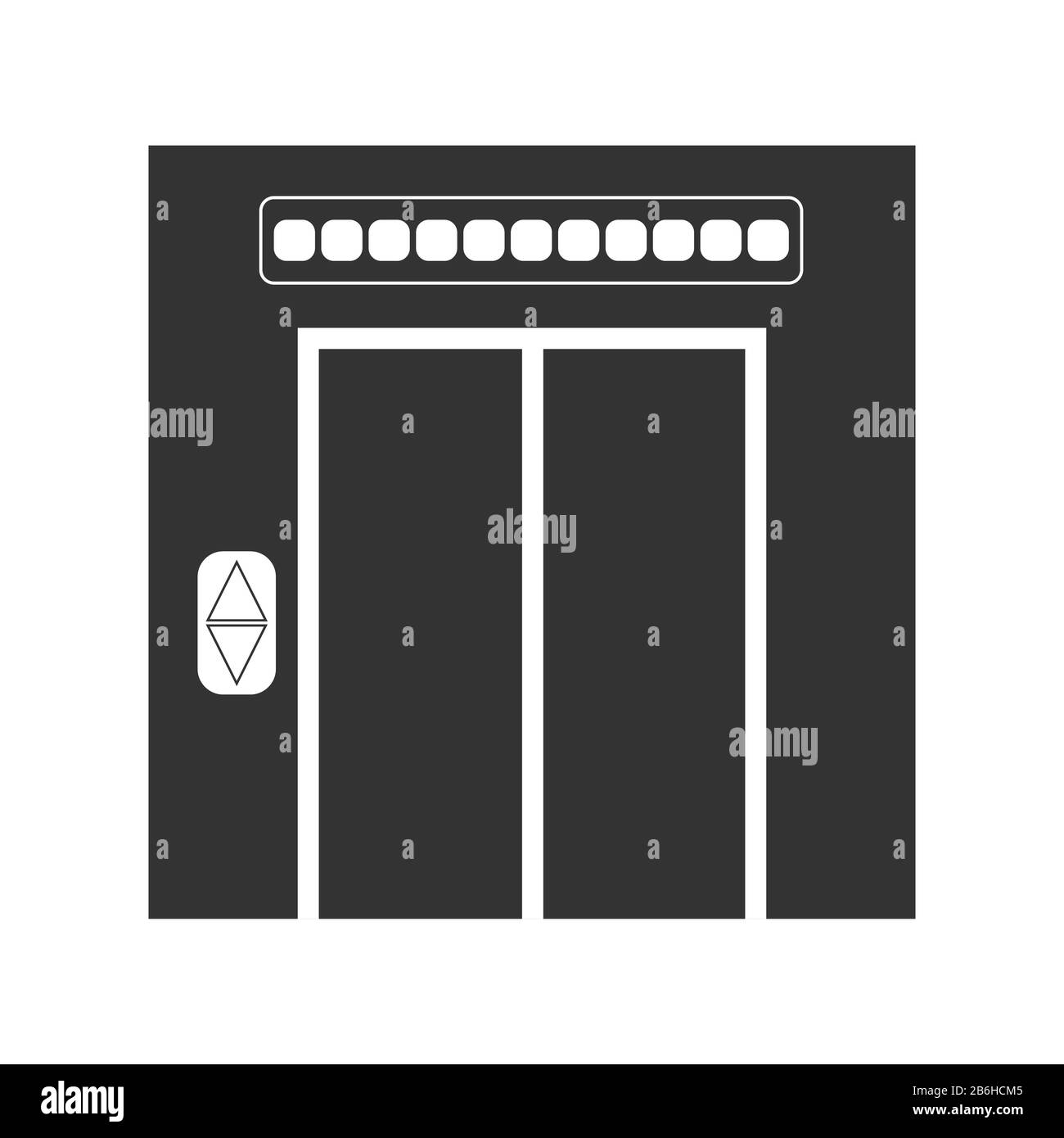 Elevator icon. Simple flat design for websites and apps Stock Vector ...