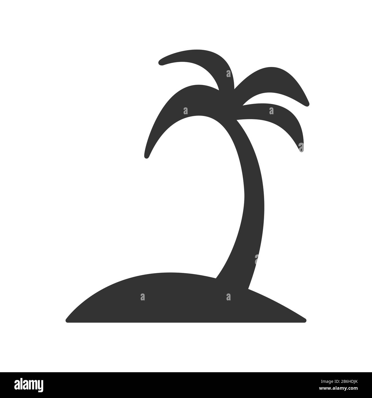 Editable palm tree hi-res stock photography and images - Alamy