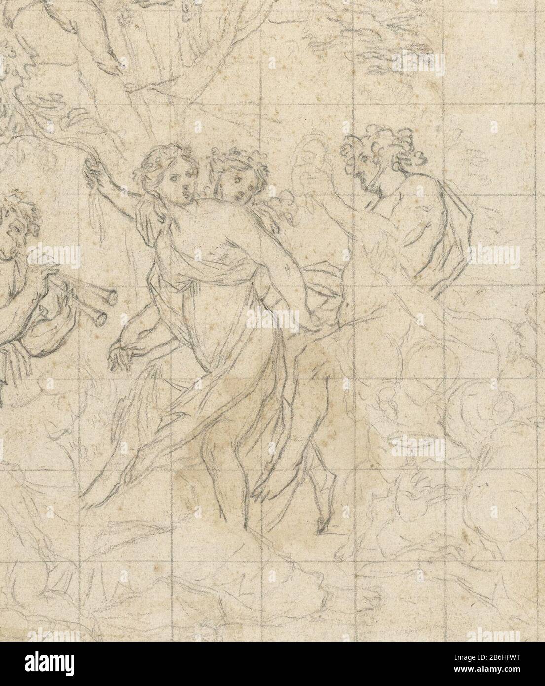 Dancing Säters one nimfen Dancing Satyrs and nymph object type: Drawing ...