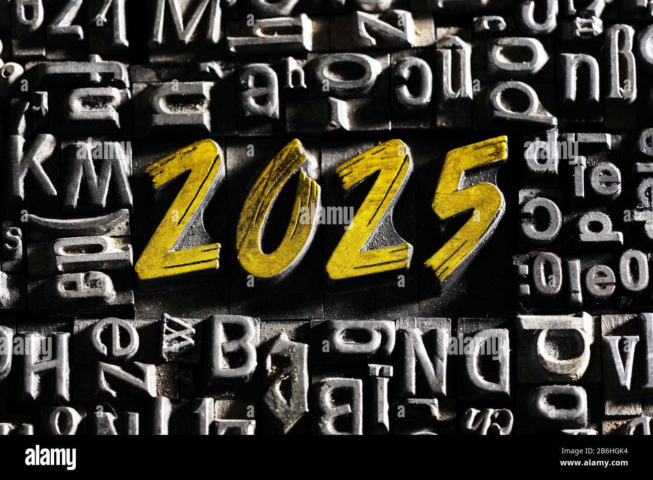 2025 typography hi-res stock photography and images - Alamy