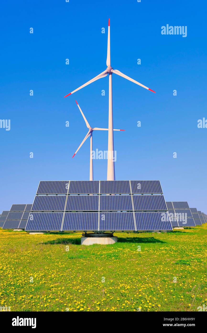 Digital Composing, solar park, photovoltaic outdoor installation, solar ...