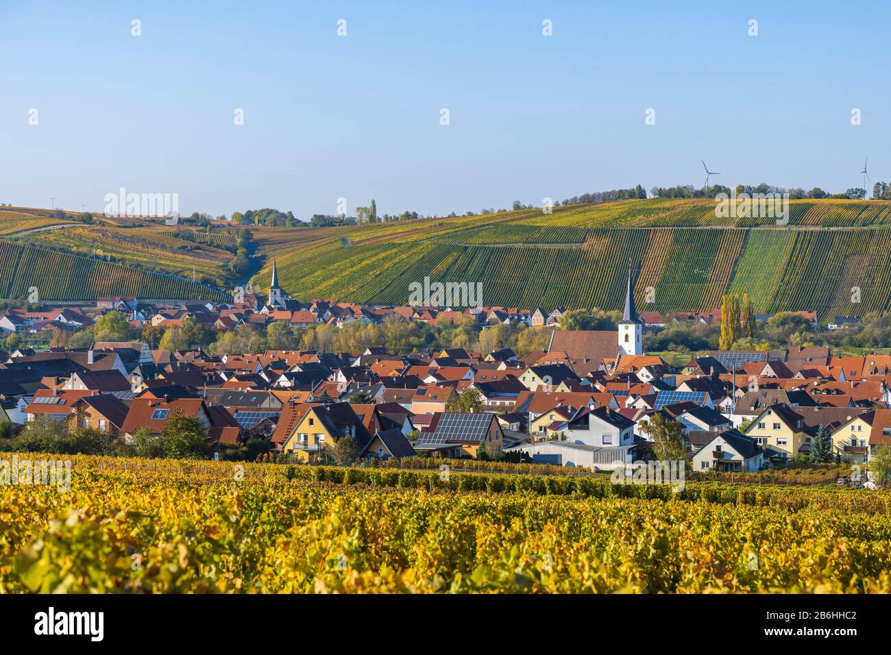 Nordheim am main and behind escherndorf hi-res stock photography and ...