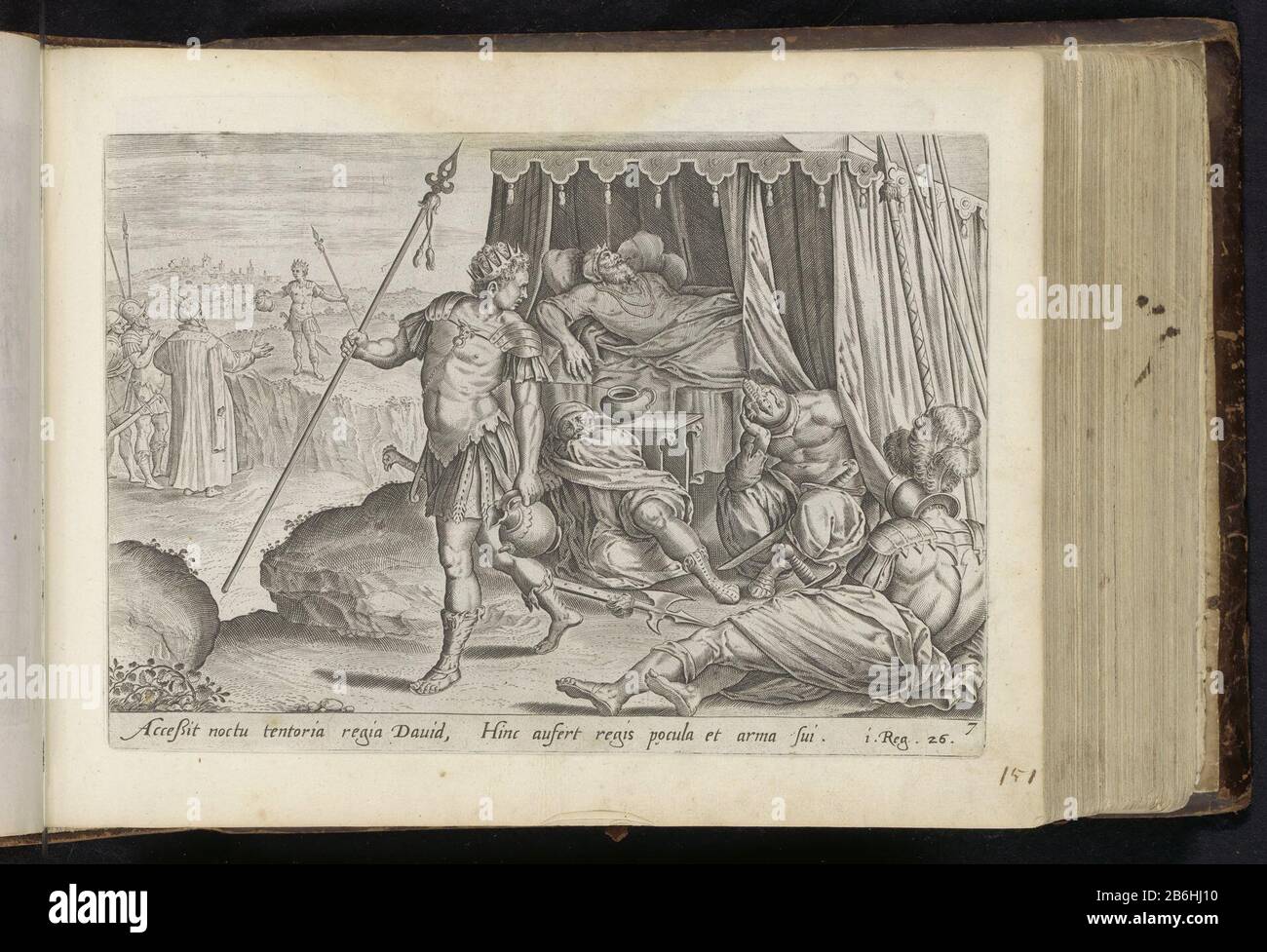 David saves the life of Saul of Saul, David, and Abigael (series title ...