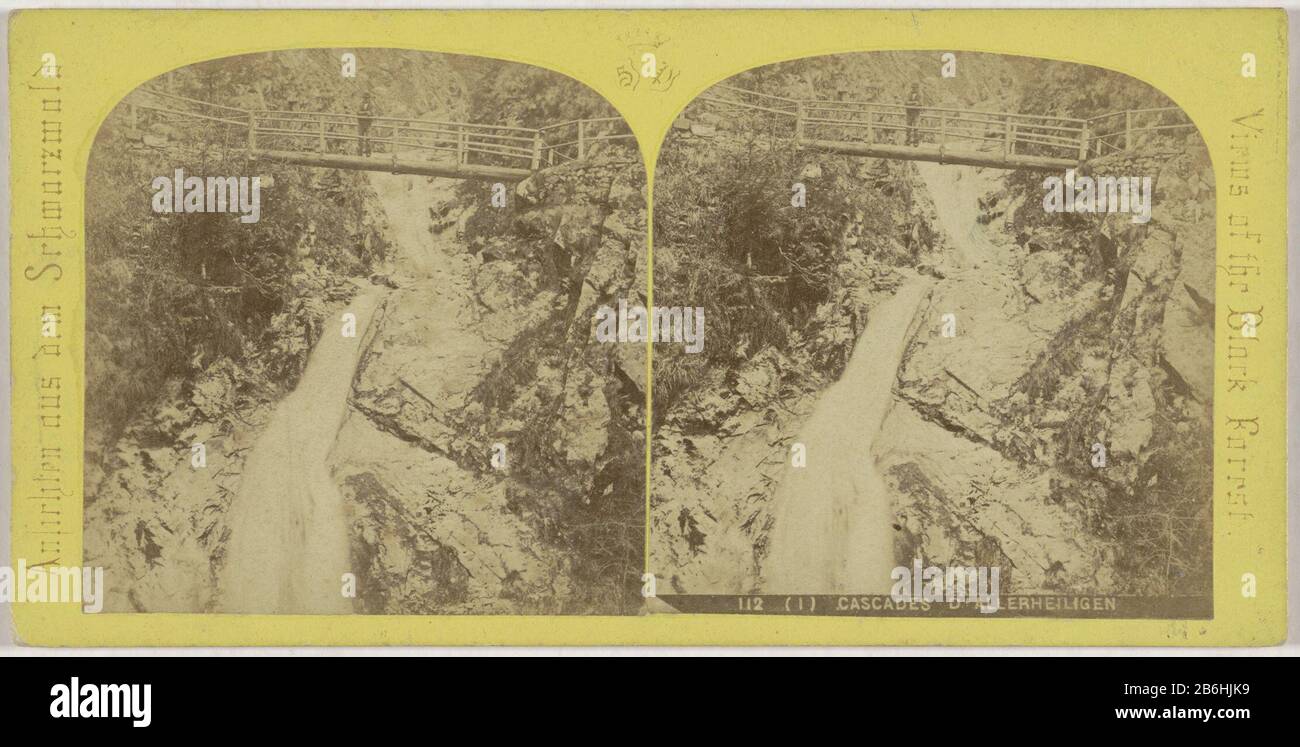 Saints Waterfall in Oppenau, Germany Cascades d'Saints (title object ...