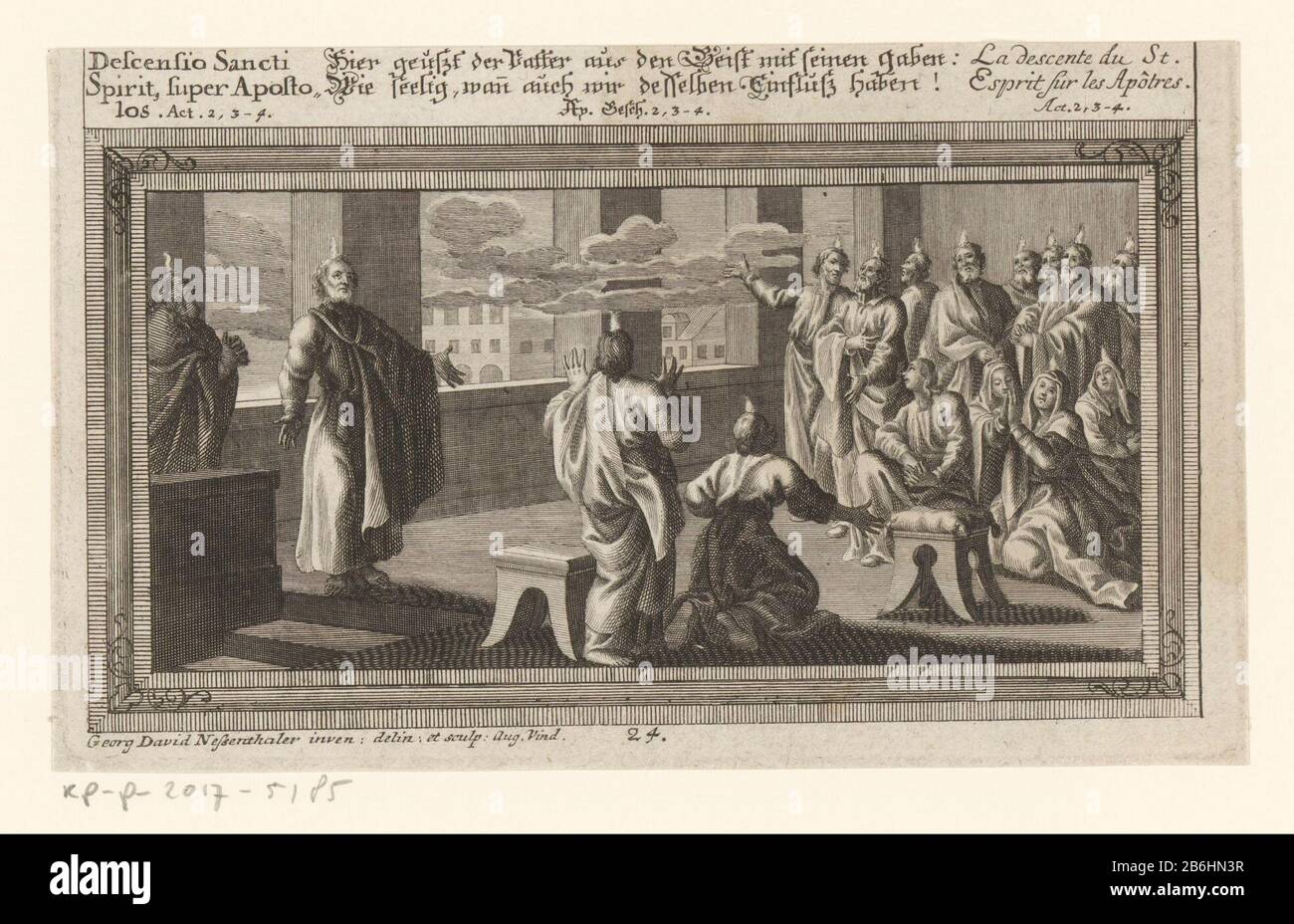 The Holy Spirit descends on the apostles On Whit were believers ...