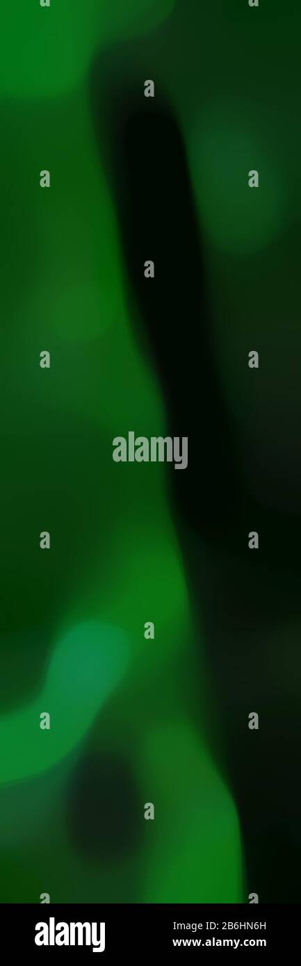 blurred bokeh vertical format background with very dark green, black ...