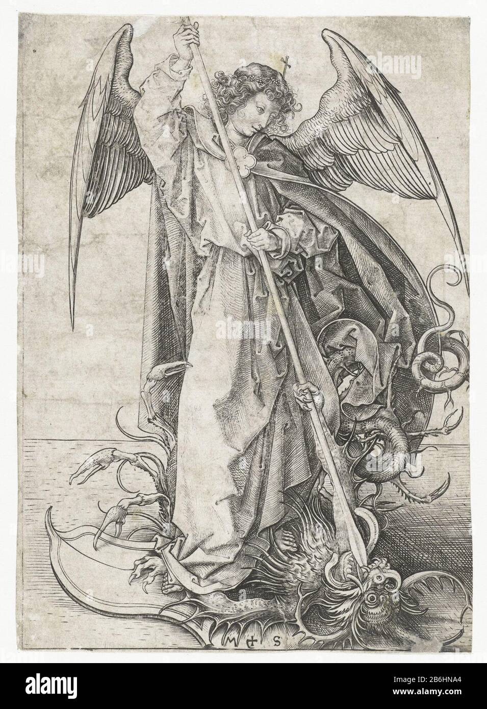 Archangel Michael Defeats Satan High Resolution Stock Photography and ...