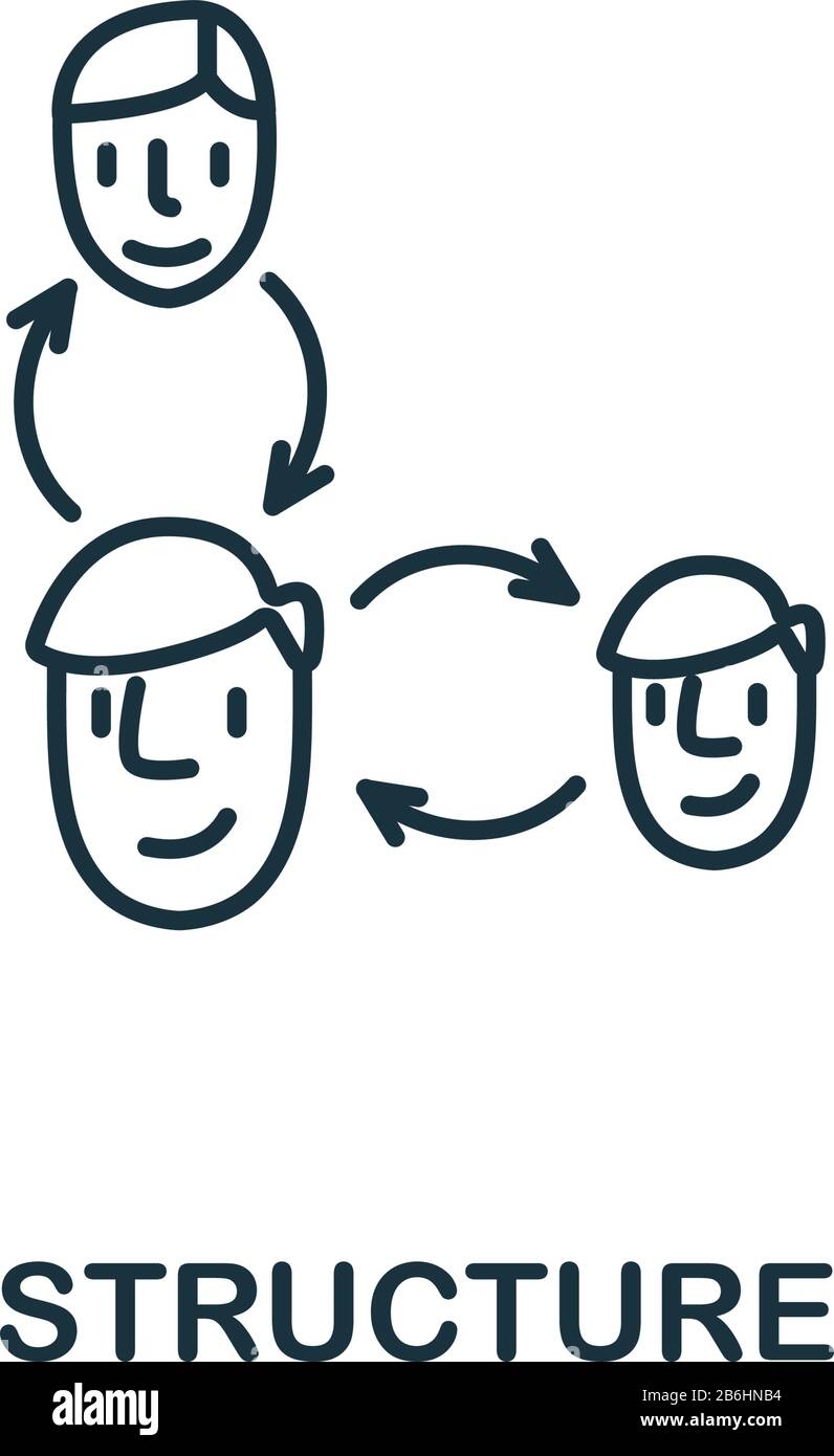 Structure Icon From Headhunting Collection Simple Line Structure Icon For Templates Web Design