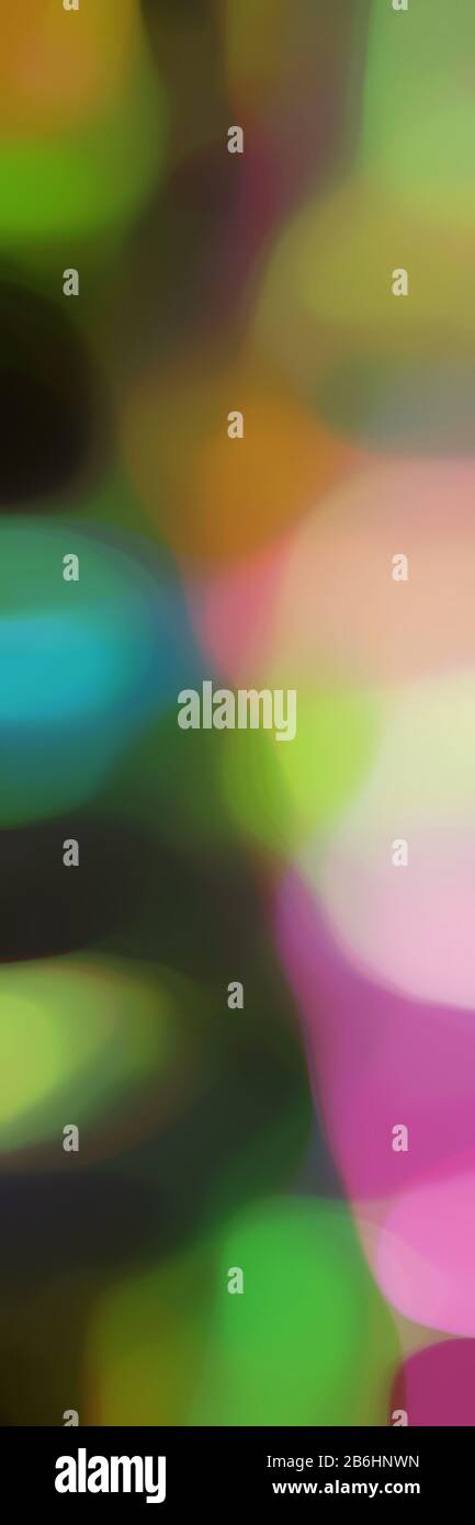 blurred iridescent vertical format background with dark olive green ...