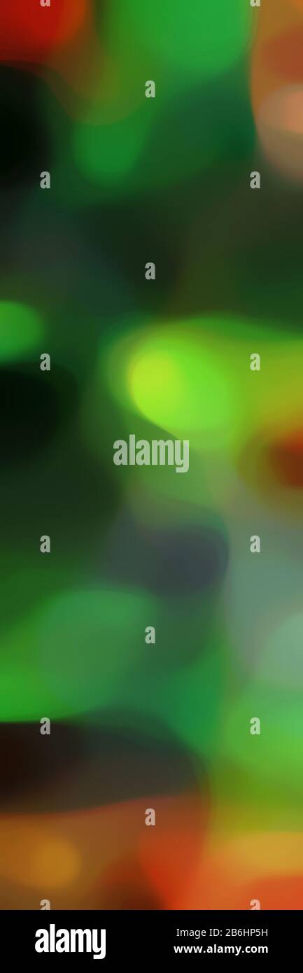 soft blurred iridescent vertical format background with very dark green ...