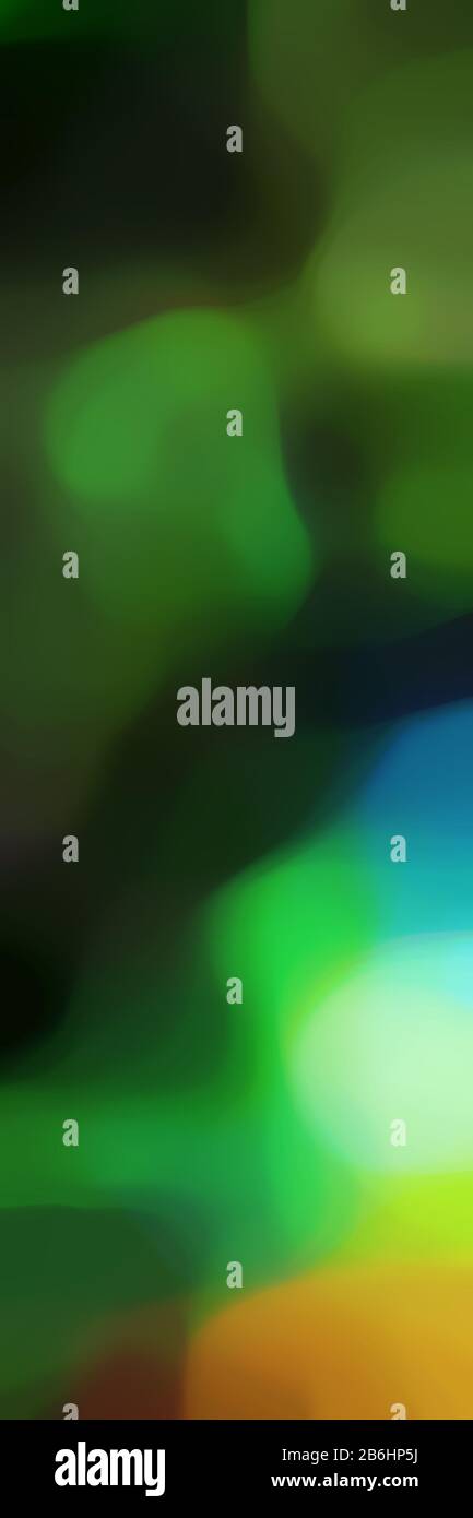 soft blurred vertical format background with very dark green, pastel ...