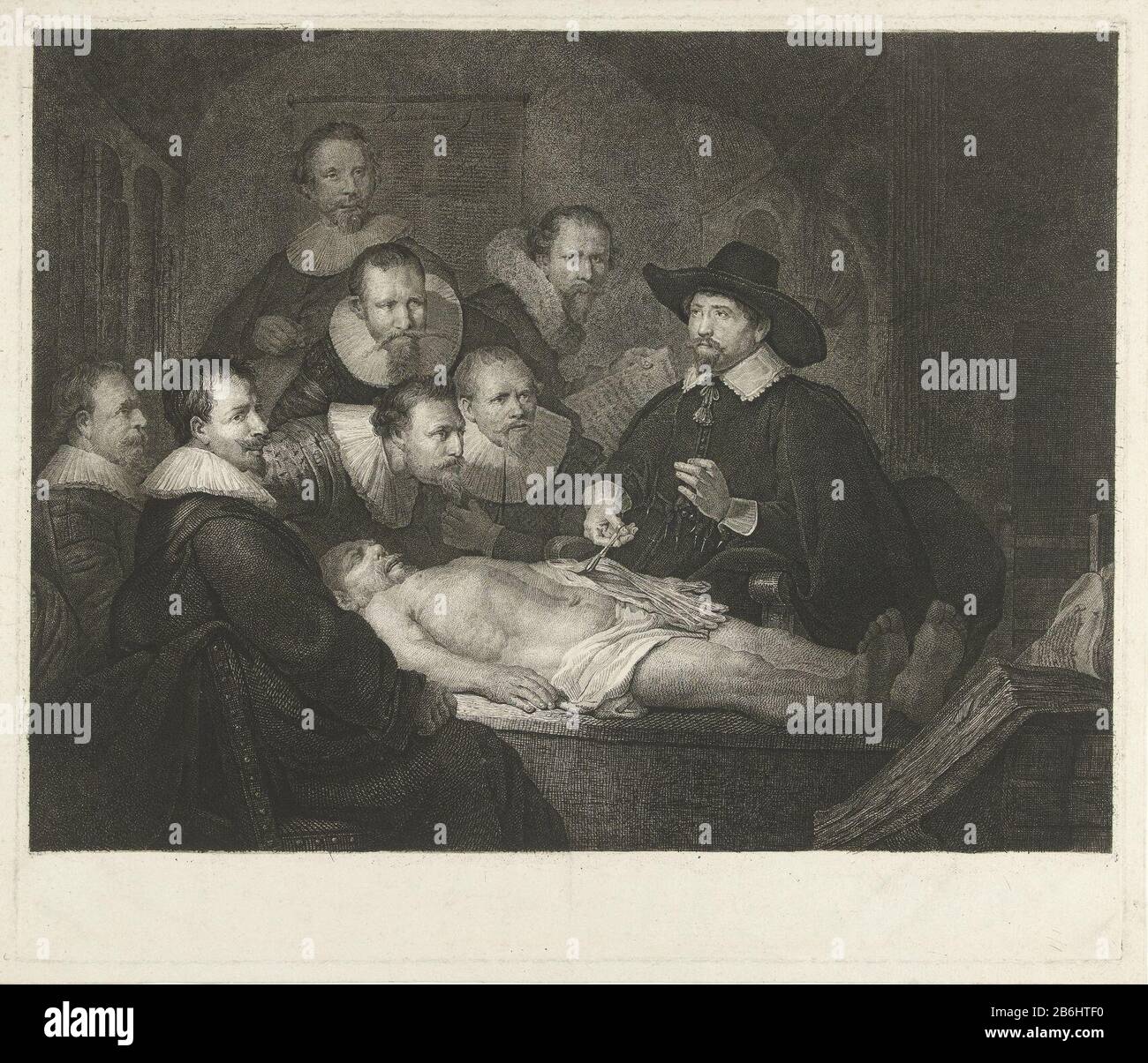 The Anatomy Lesson of Dr Nicolaes Tulp Group portrait of the Amsterdam ...