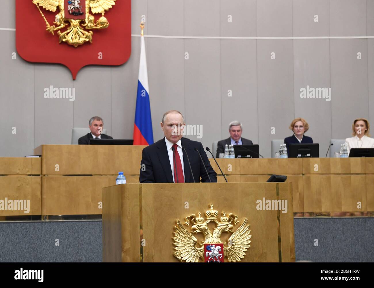 Russian state duma in session hi-res stock photography and images - Alamy