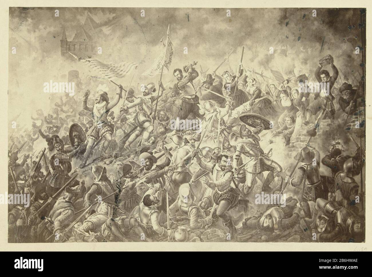 The storming of Alkmaar, 1573 The storming of Alkmaar by Spanish ...