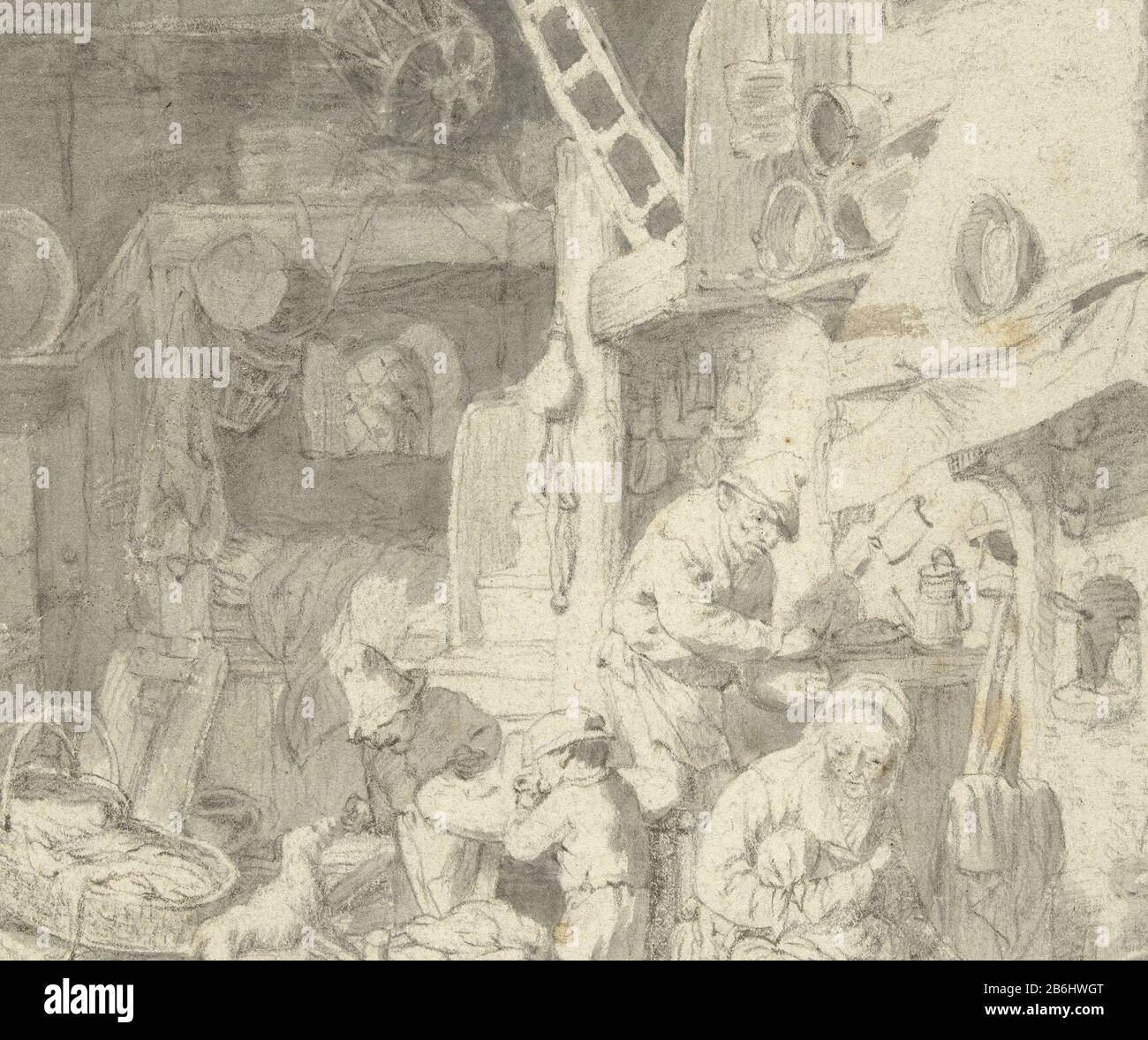 Peasant life drawing hi-res stock photography and images - Alamy