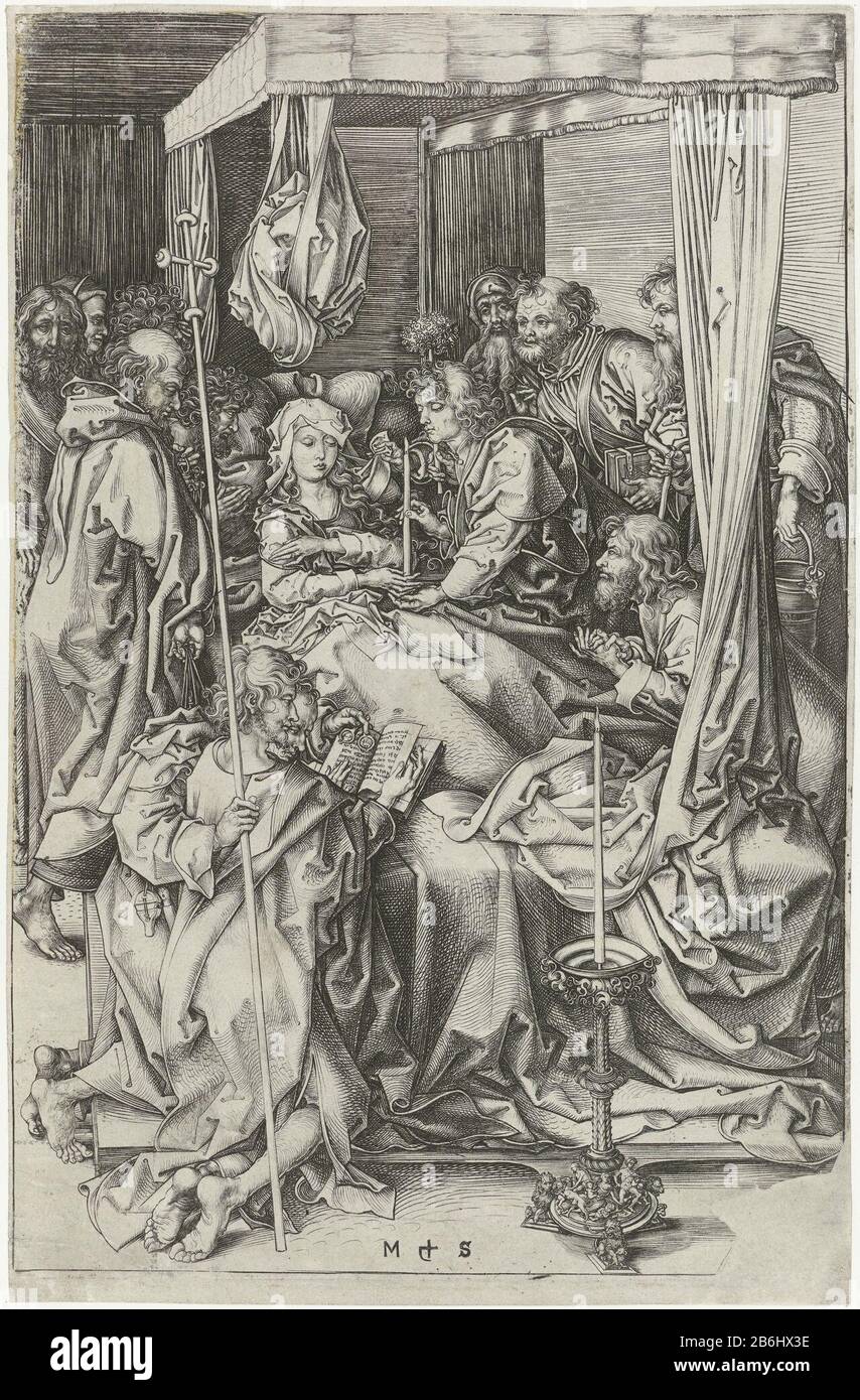 The death of Mary Maria is a large canopy bed, surrounded by the twelve ...