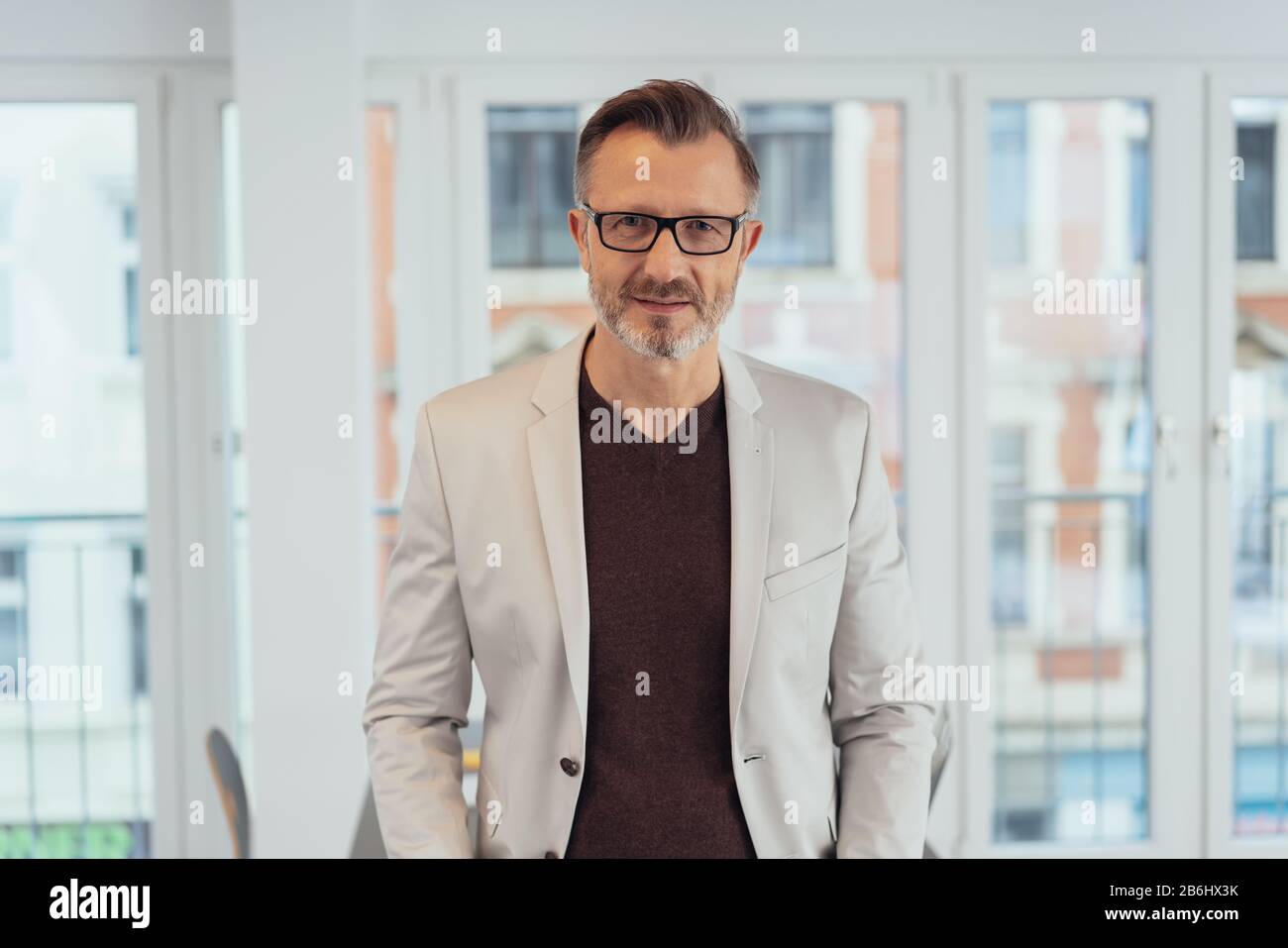 Assessing look hi-res stock photography and images - Alamy