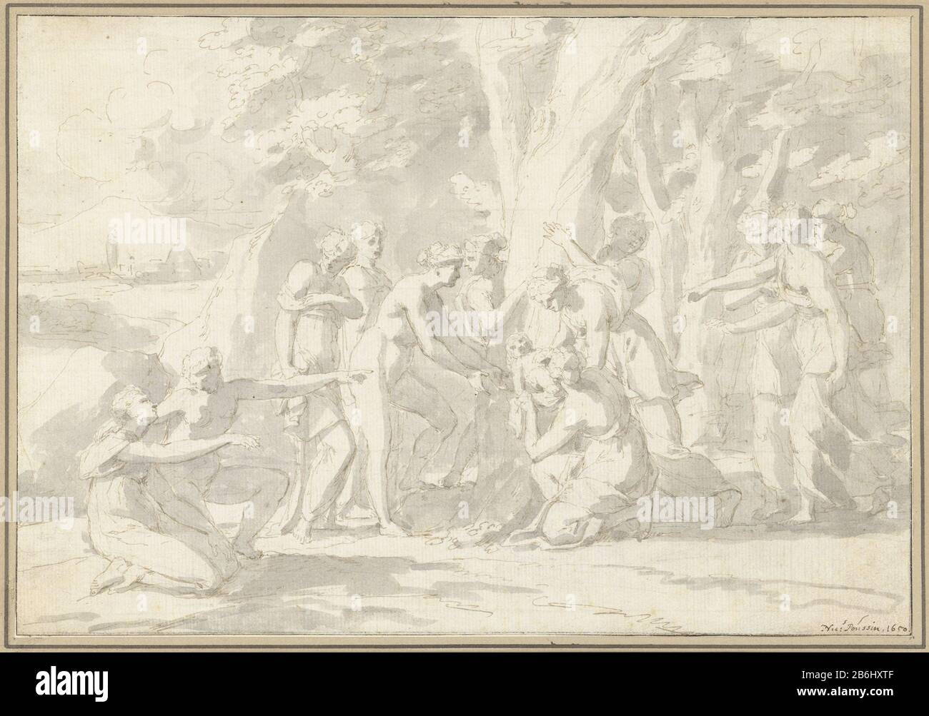 The birth of Adonis from a tree turned Myrrha The Birth of Adonis from ...