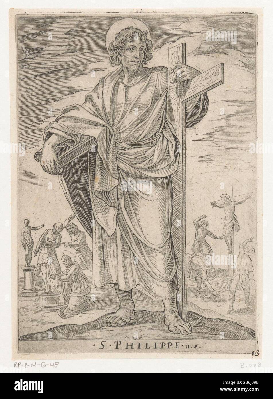 The Holy Philip S Philippe (title object) Christ, Mary and the apostles ...