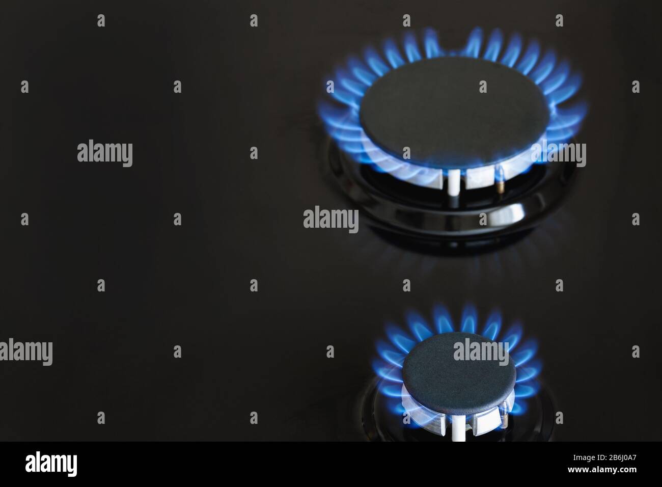 Blue Gas Stove High Resolution Stock Photography and Images - Alamy