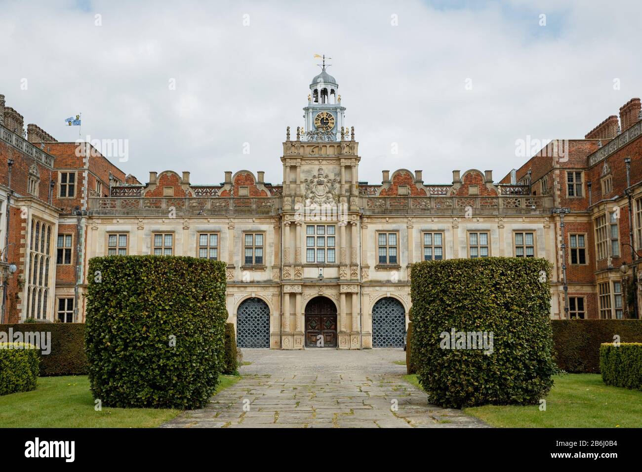 Highclere Castle exterior Stock Photo - Alamy