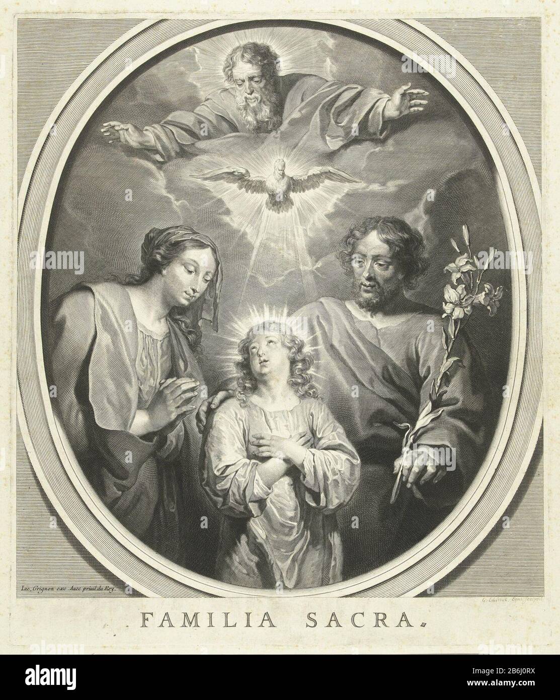 The Holy Family Sacra Familia (title object) Joseph with Lily and Mary ...