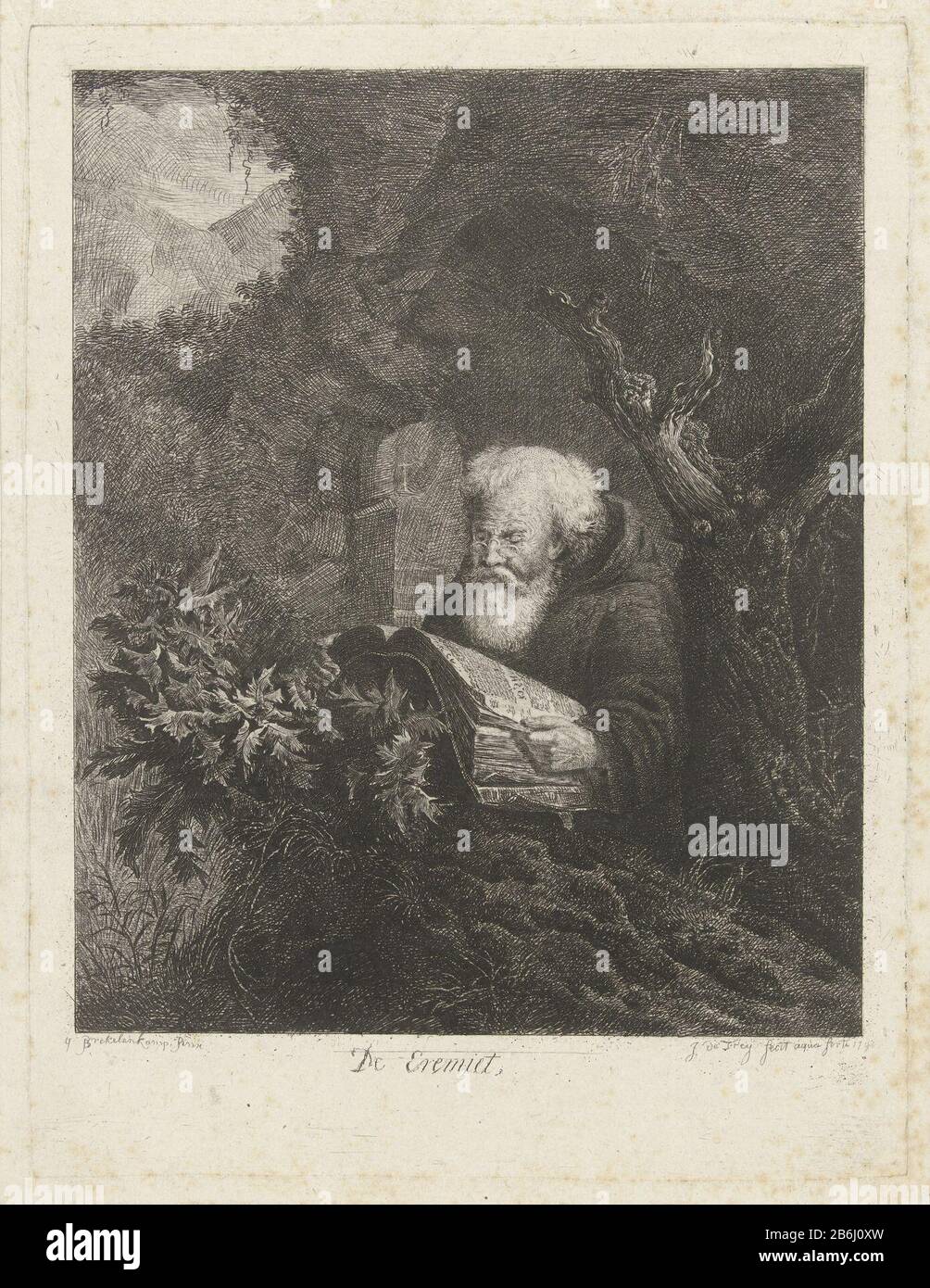 The heremiet The hermit (title object) the bearded hermit sitting ...