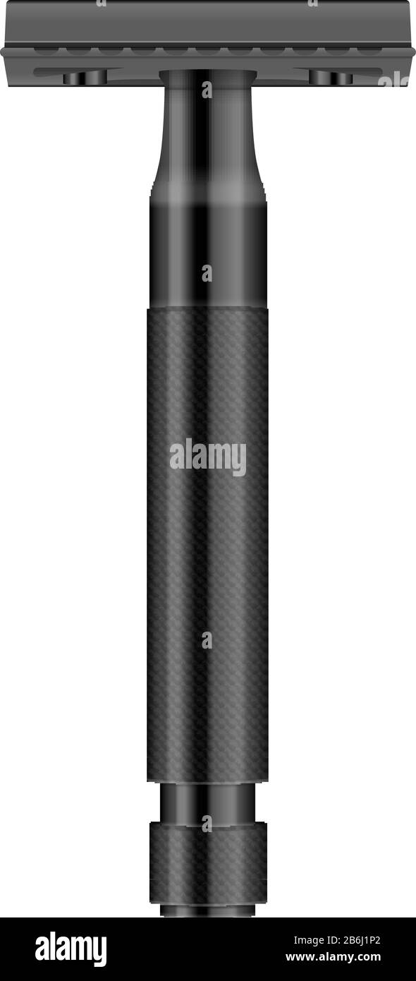 Classic safety razor on a white background. Vector illustration Stock ...