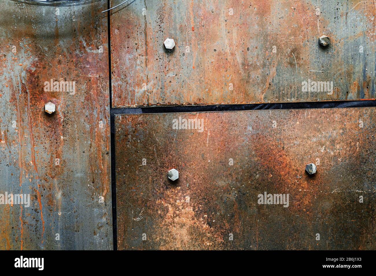 Metal rivet ship texture steel hi-res stock photography and images - Alamy