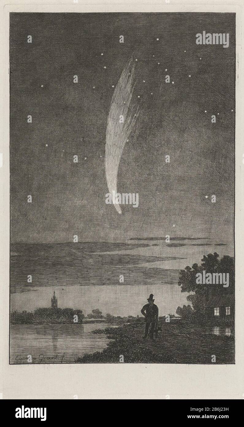 The comet of Donati, 1858 comet Donati, October 10, 1858. in the ...