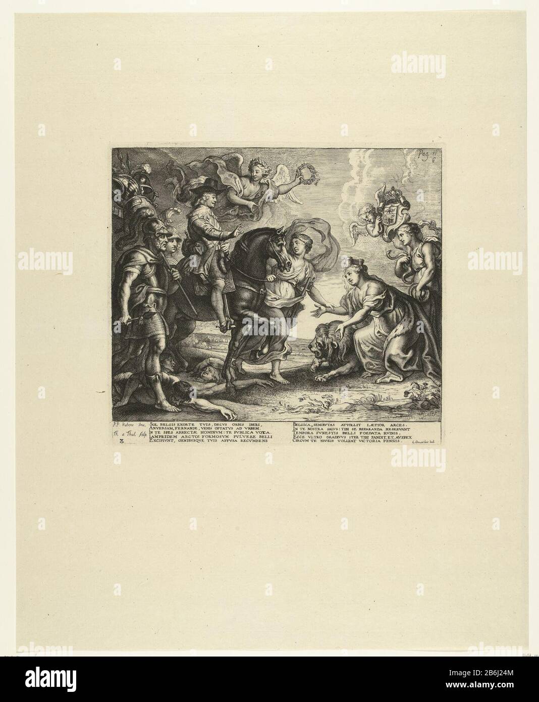 The advent of the entry of Prince Ferdinand in Antwerp in 1635 (No. 8 ...