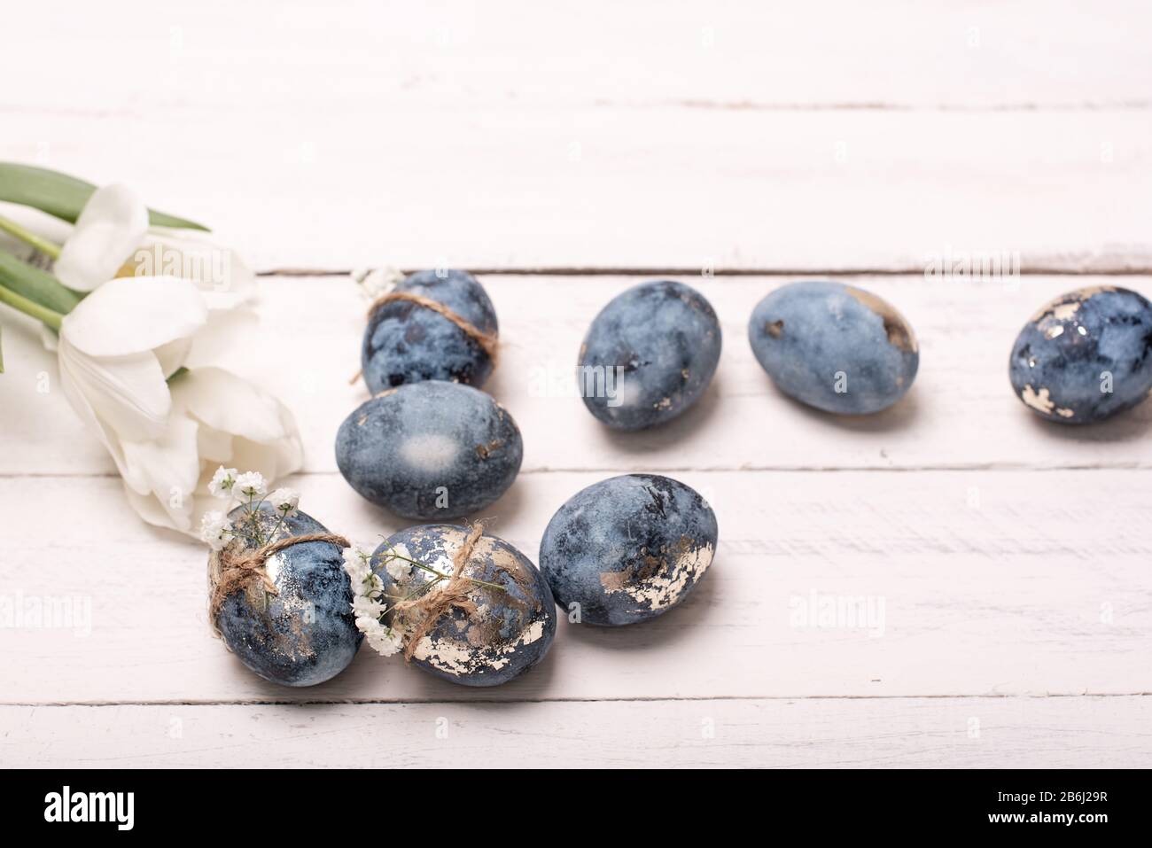 Frame background with robin blue eggs eggs with copy space for text ...